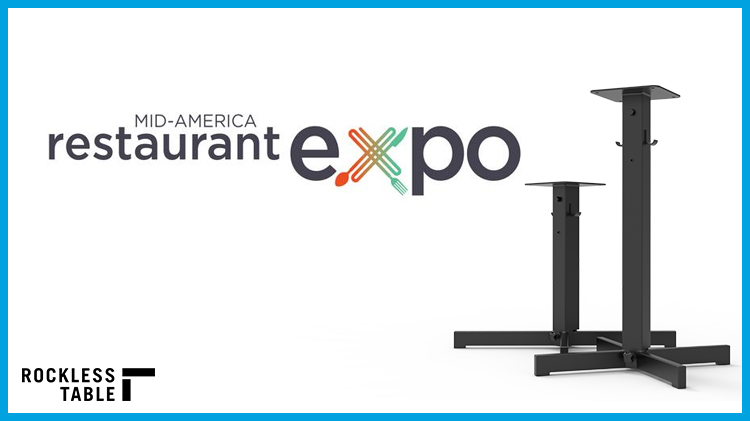 Rockless Table to Showcase Revolutionary Wobble-Free Table at Mid-Amer